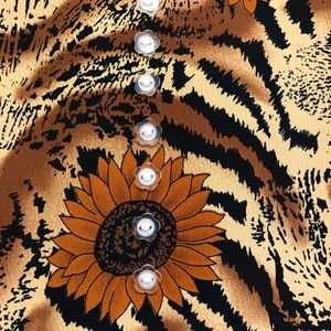 Tops | Vintage Sunflower Top | Poshmark